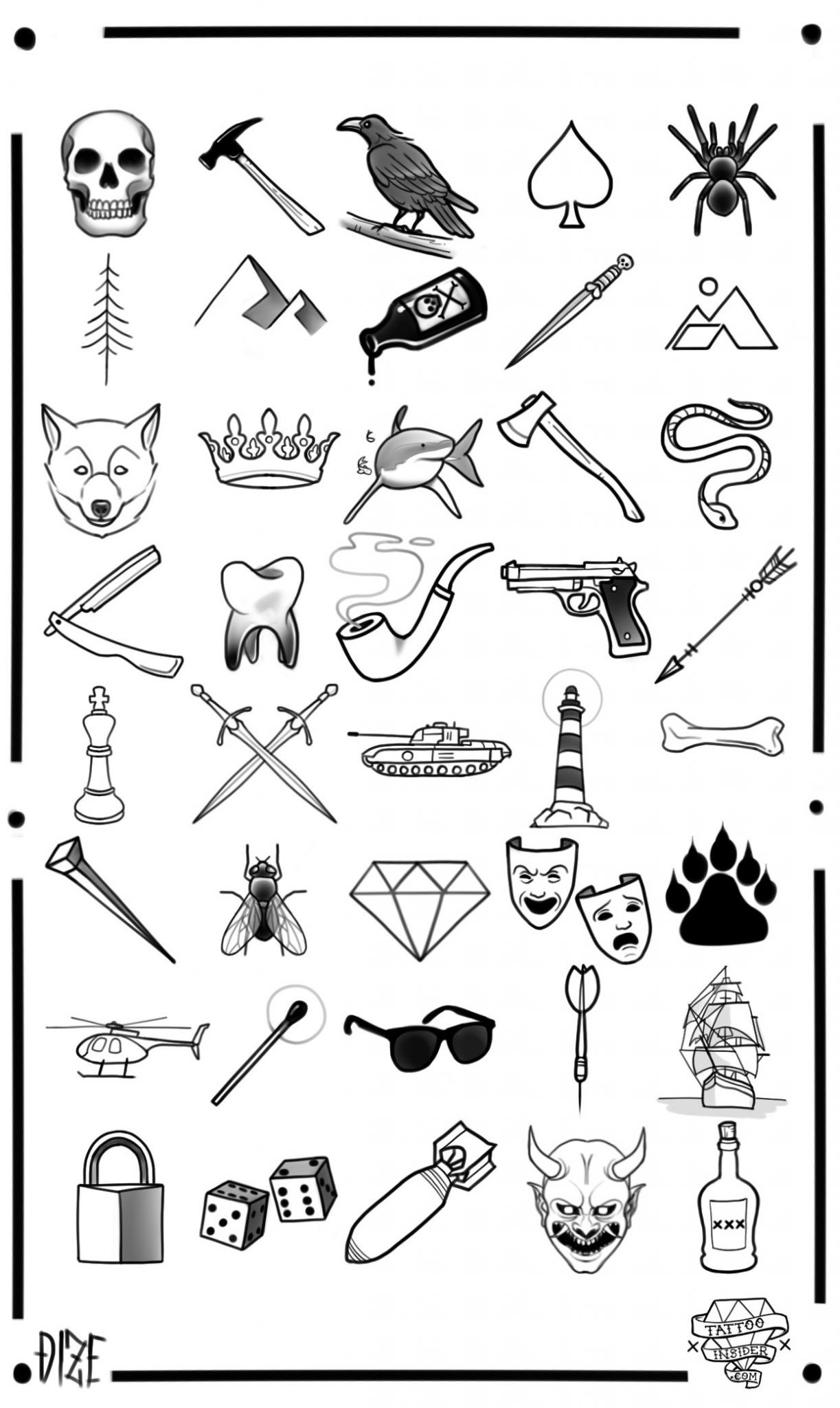 30 idées mignonnes de petit tatouage | HARUNMUDAK